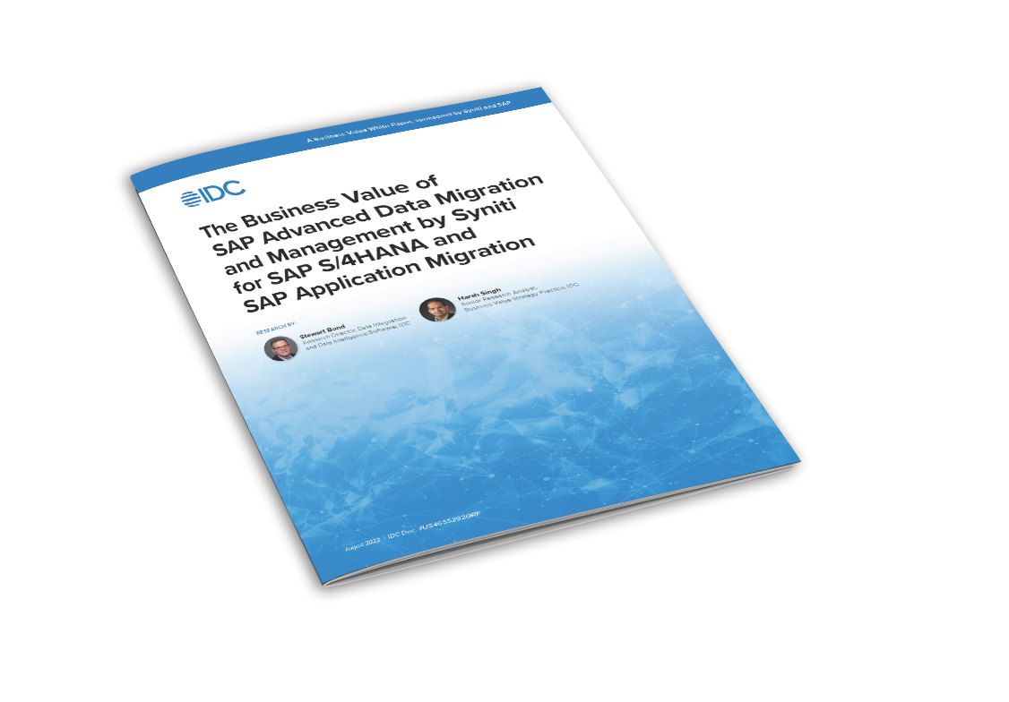 Free IDC Report: The Business Value of Advanced Data Migration Free IDC Report: The Business Value of Advanced Data Migration